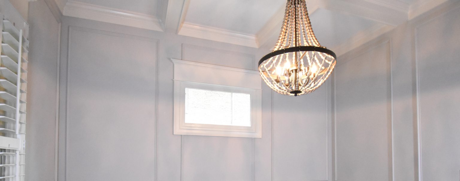 DIY Accent Wall: Judges Paneling - Woodgrain