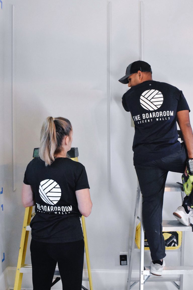 DIY Accent Wall: Judges Paneling - Woodgrain