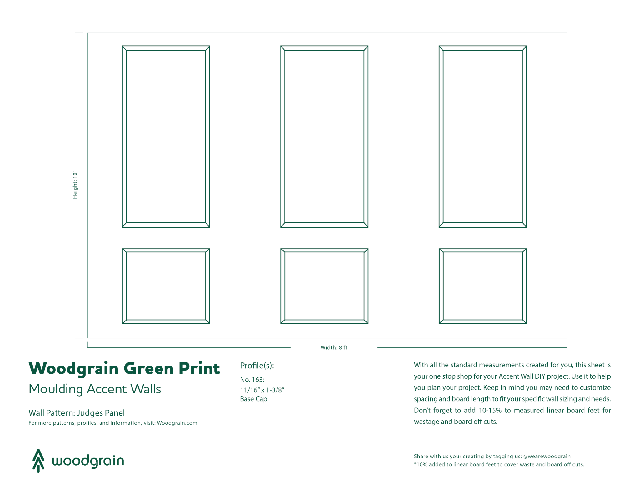 DIY Accent Wall: Judges Paneling - Woodgrain