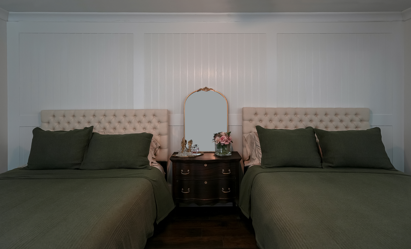 DIY Accent Wall: Fluted Casing Wall - Woodgrain