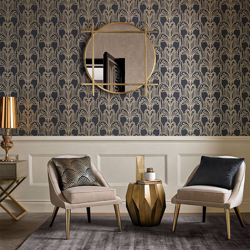 Art Deco Interior Design Woodgrain