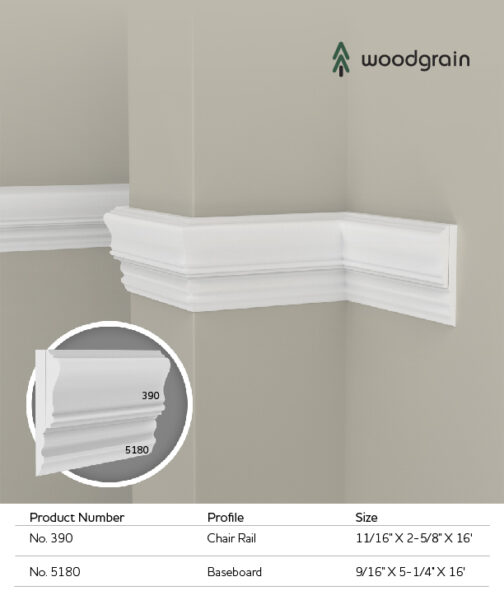 Moulding Build-ups - Woodgrain